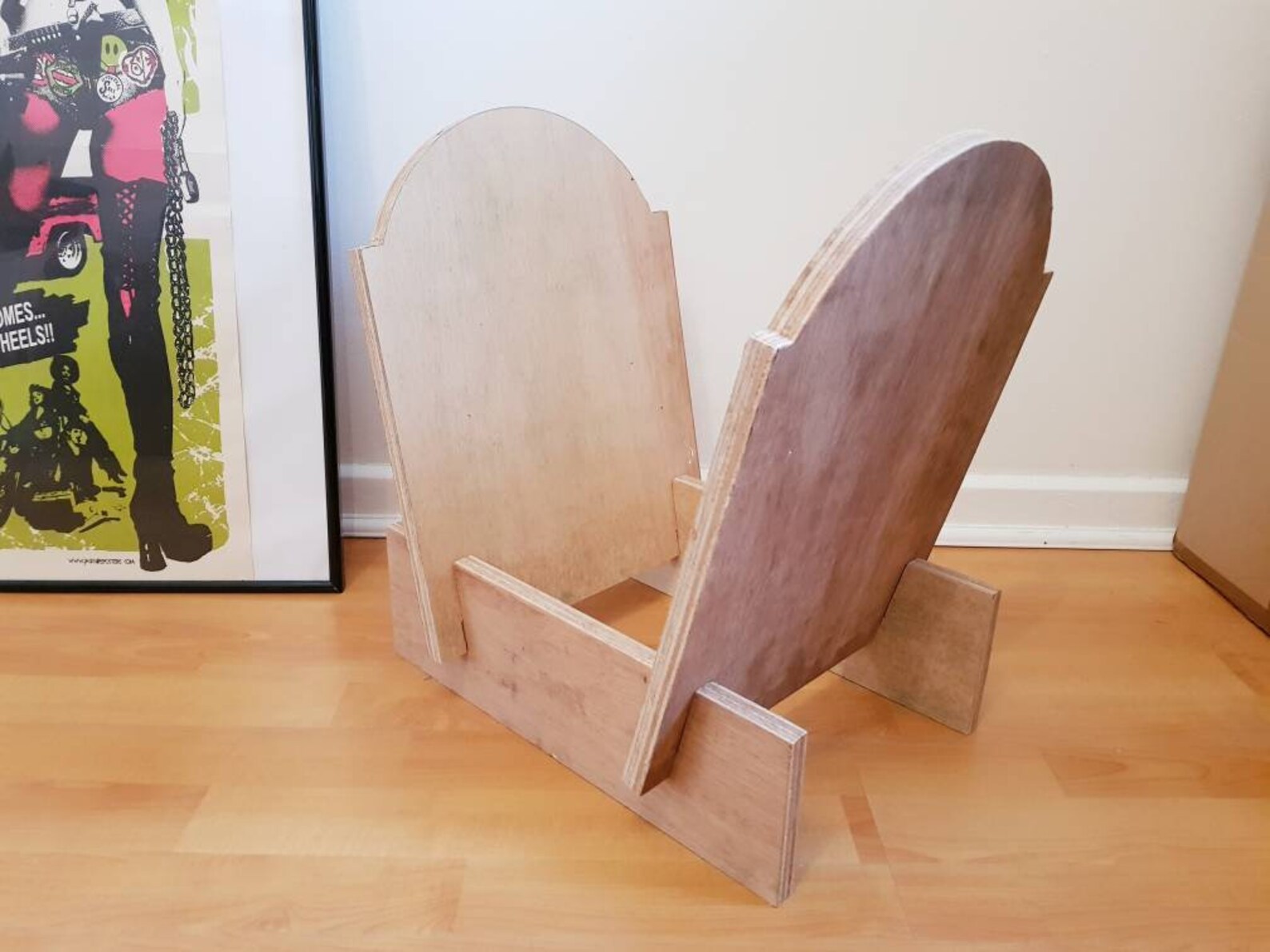 Vinyl Record Flip Rack 60's Style Record Holder Handmade | Etsy