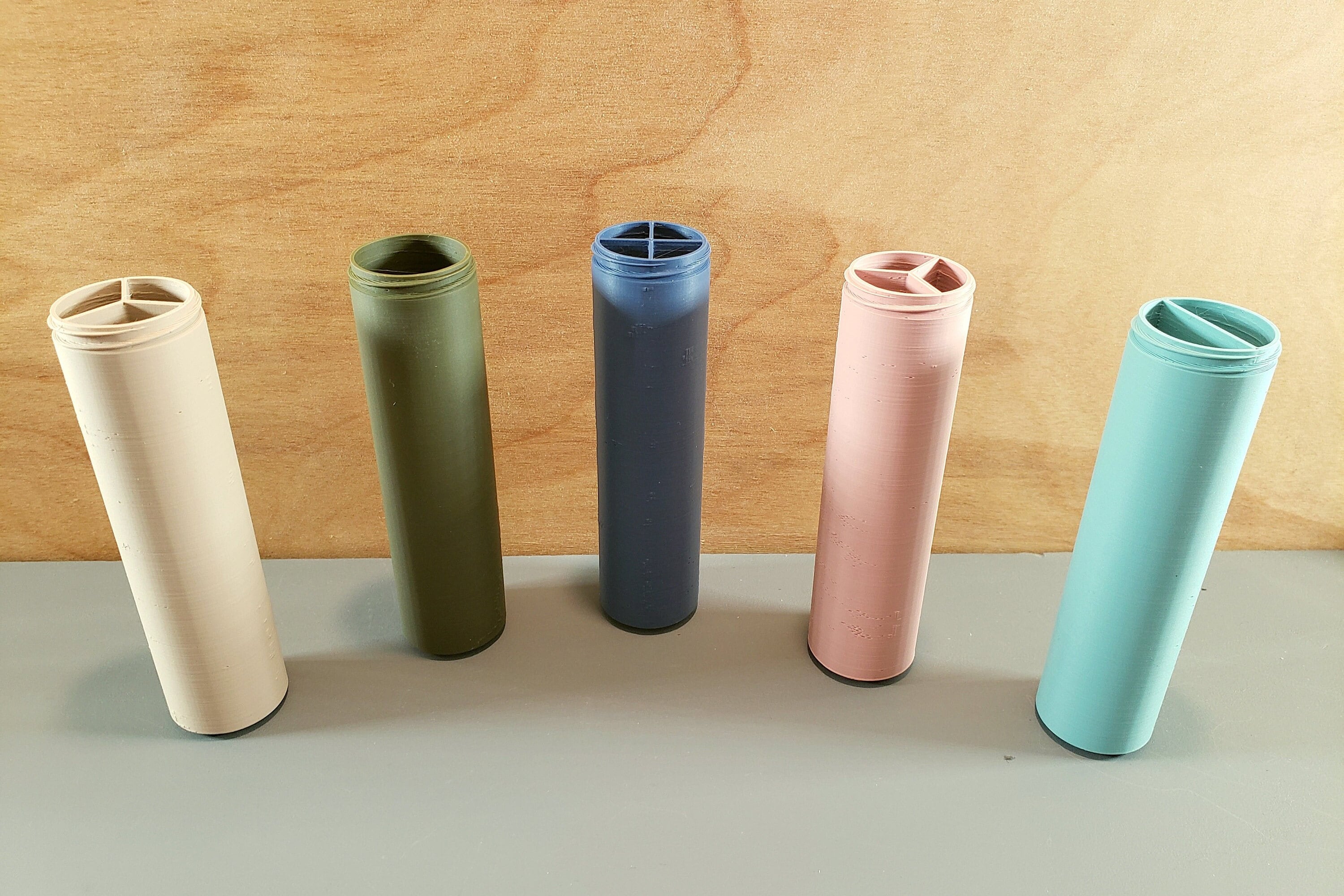 Mini Doob Tubes: Multi-chamber, Knurled Lid - Etsy