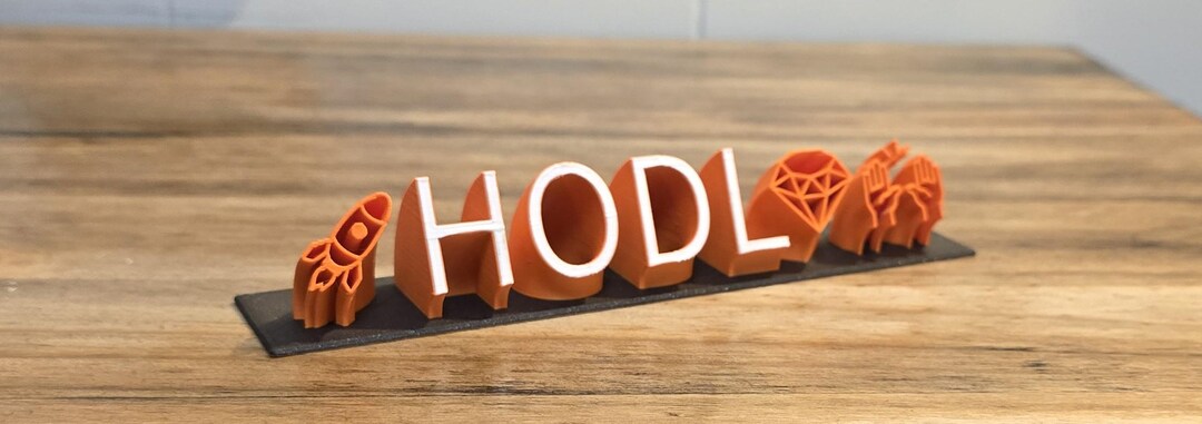 Bitcoin HODL Sign | Desktop | Hold on for Dear Life! - Etsy