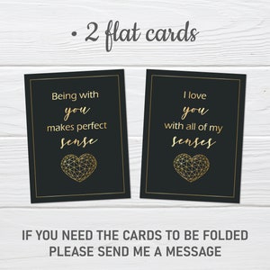 5 Senses Gift Tags - Printable Black and Gold Present Labels - Being ...