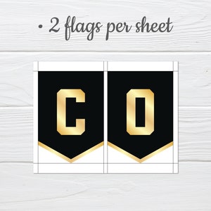 Congrats Grad Banner, Printable 2024 Graduation Party Decor, Black and ...