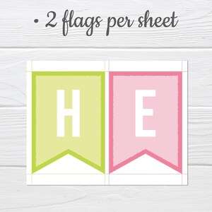 Printable Hello Spring Banner – Seasonal Mantle Garland - Welcome ...