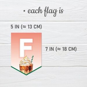 Frappe Birthday Banner, Printable Birthday Coffee Party Decoration ...