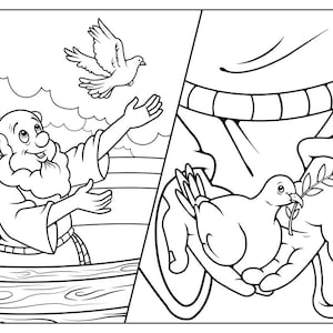 Noah Coloring Flipbook - Etsy