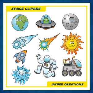Space Clipart - Etsy