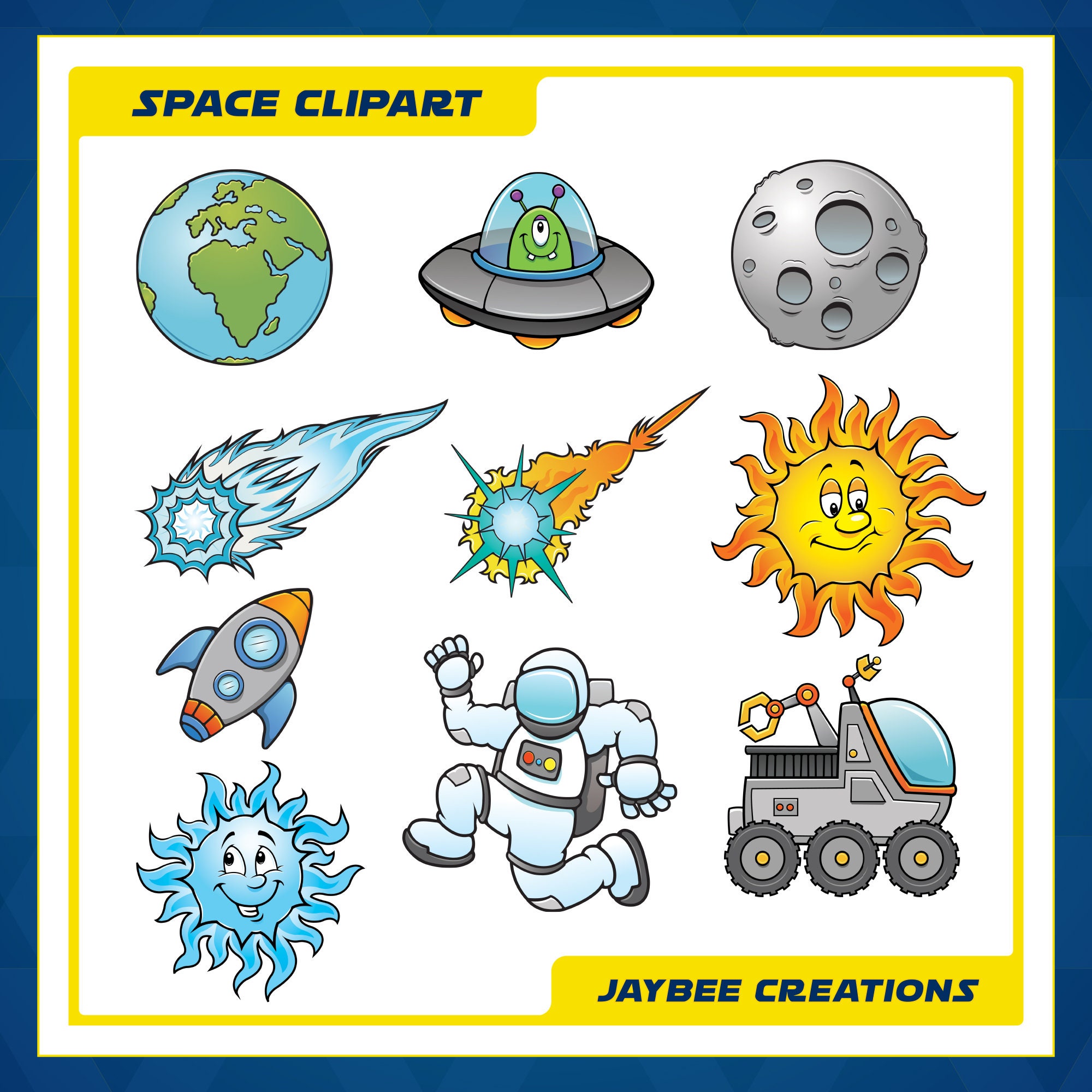 Space Clipart - Etsy