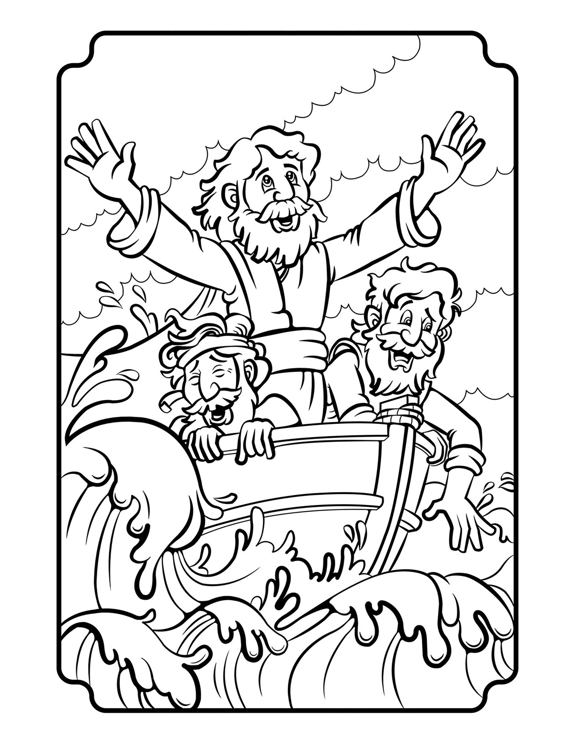 New Testament Coloring Pages: Jesus' Birth and Ministry - Etsy