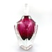 Ruby Red Cubic Perfume Bottle - Hand Made Art Glass - Etsy
