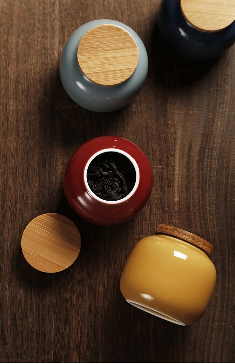 Oriental Ceramic Tea Leaf Storage Jar/vintage Style Royal - Etsy UK