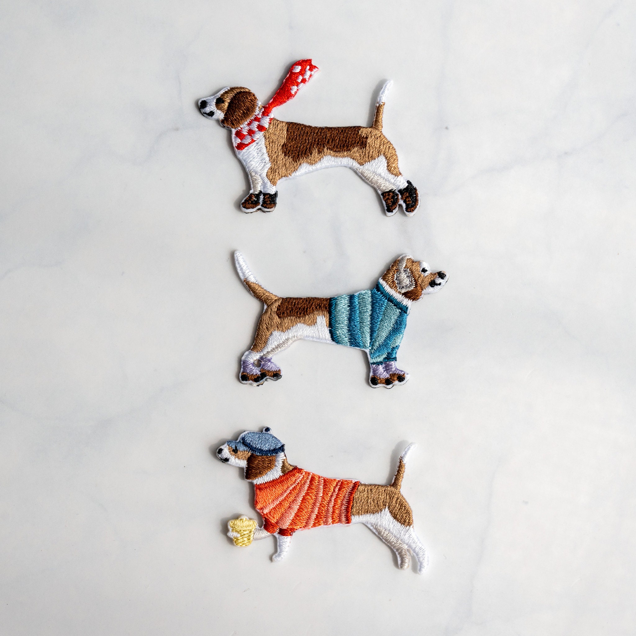 Dog Patches, Doggy Patches, Beagle, Embroidered Iron on Patch, Cool ...