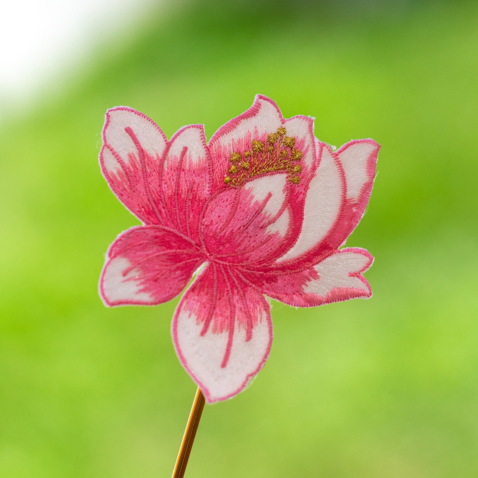 Lotus Flower Patch, Embroidered Iron on Patch,cool Patches,embroidery ...