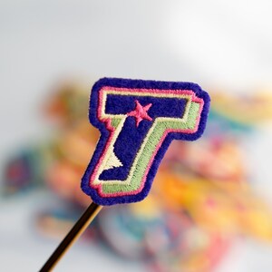 Cute Letter Alphabet Iron on Patches, Diy Sew or Iron on Patches ...