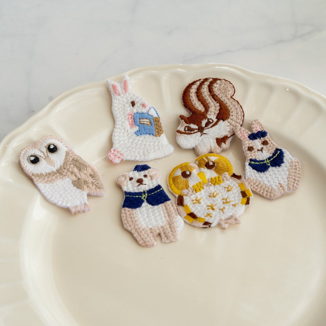 Cute Animals Patches, Embroidered Iron on Patch, Cool Patches, High ...