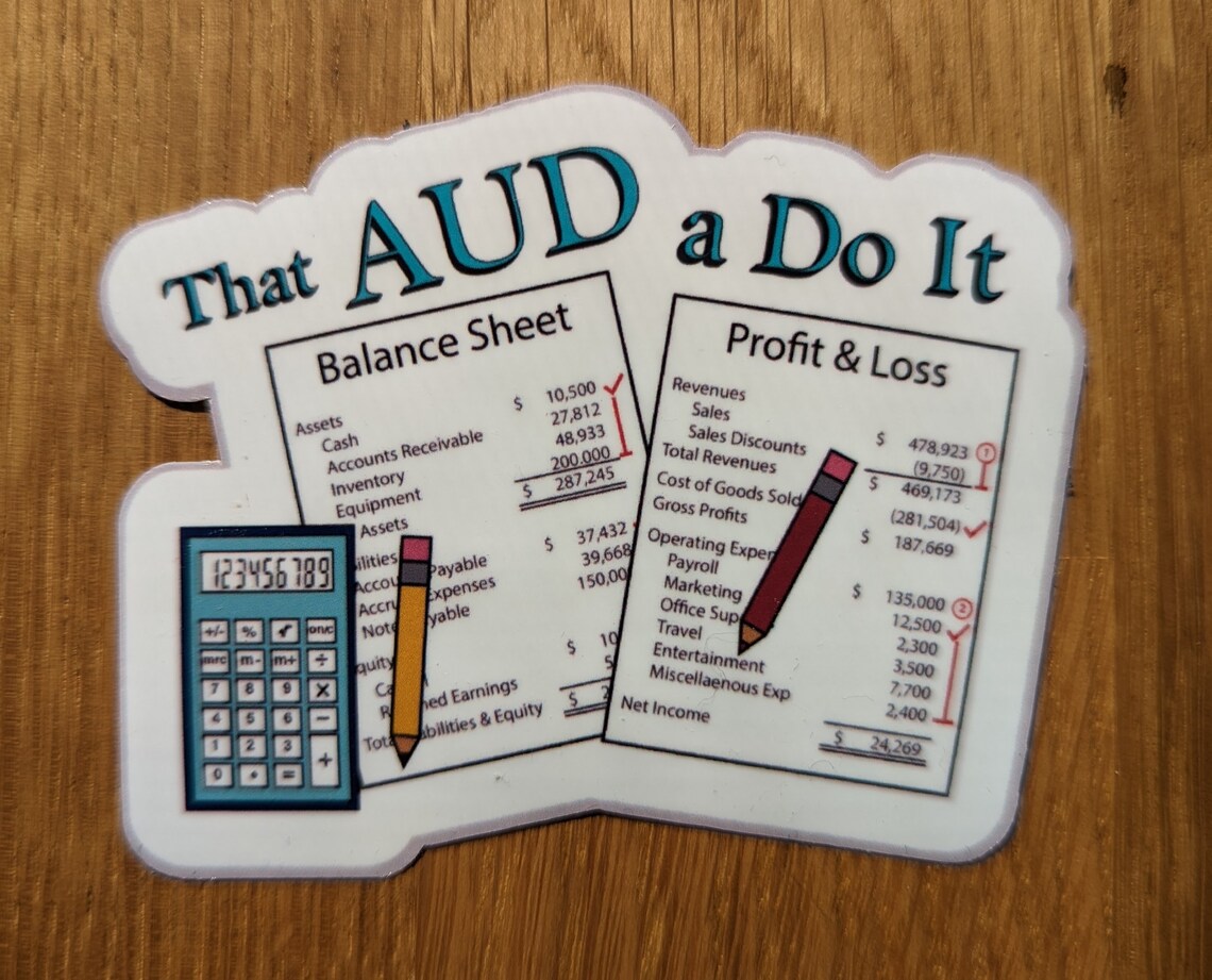 Sticker - CPA Exam That AUD a Do It - Etsy
