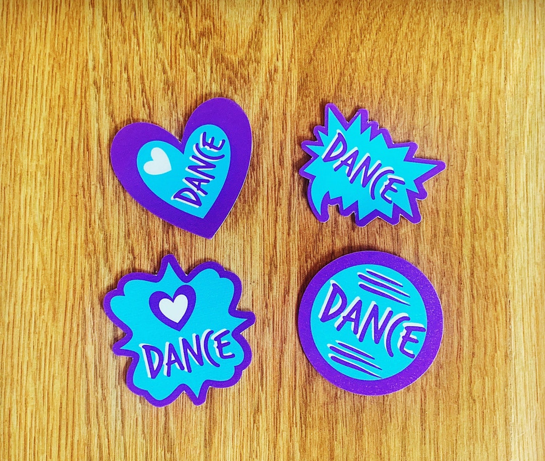 Dance Sticker Pack, Dance Vinyl Decal, Dance Vinyl Sticker, Dance ...
