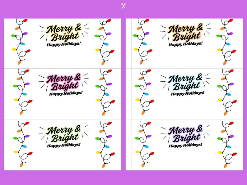 Printable Highlighter Gift Tag | Holiday Team Gifts (digital Download ...
