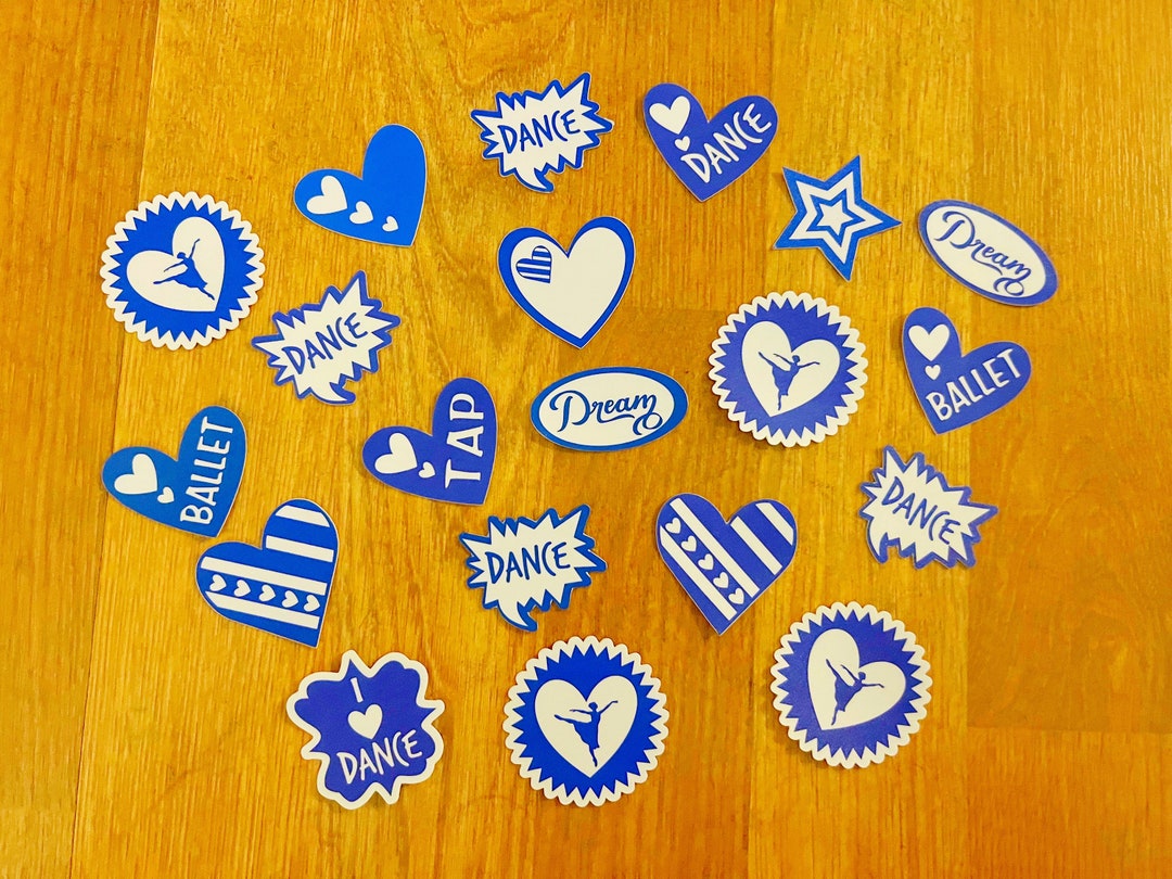 Dance Sticker Pack, Dance Vinyl Decal, Dance Vinyl Sticker, Dance ...
