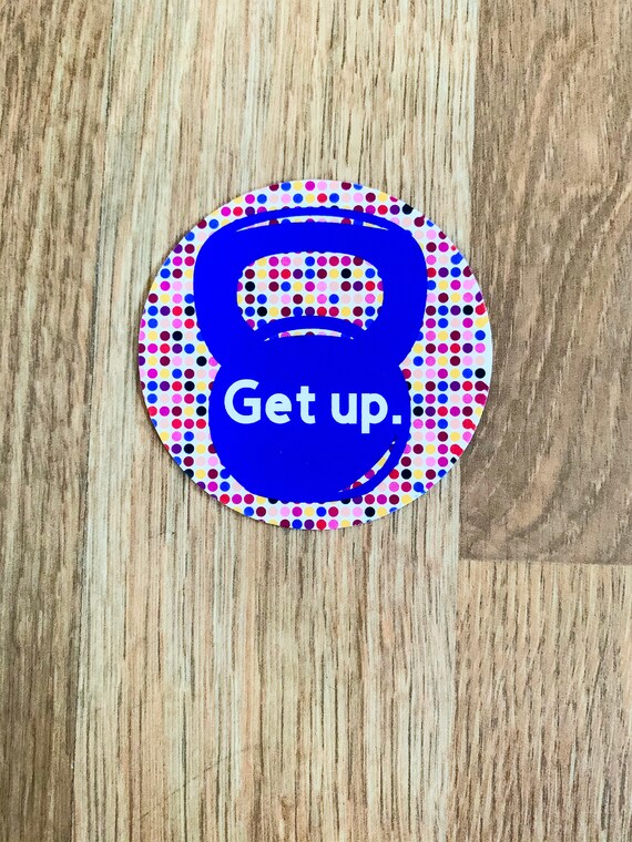 Kettlebell Sticker Kettle bell Gifts workout decal workout | Etsy