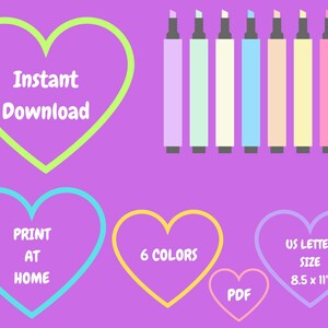 Printable Highlighter Gift Tag | Holiday Team Gifts (digital Download ...