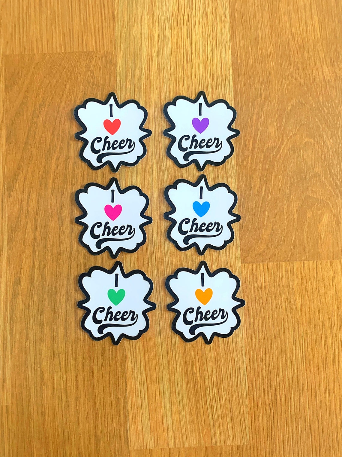Cheer Stickers, Cheerleader Stickers, Cheer Gifts, Pom Pom Stickers ...