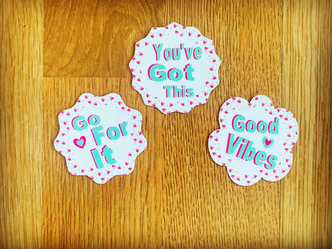 Positive Sticker Set, Inspiring Stickers, Inspirational Decals ...