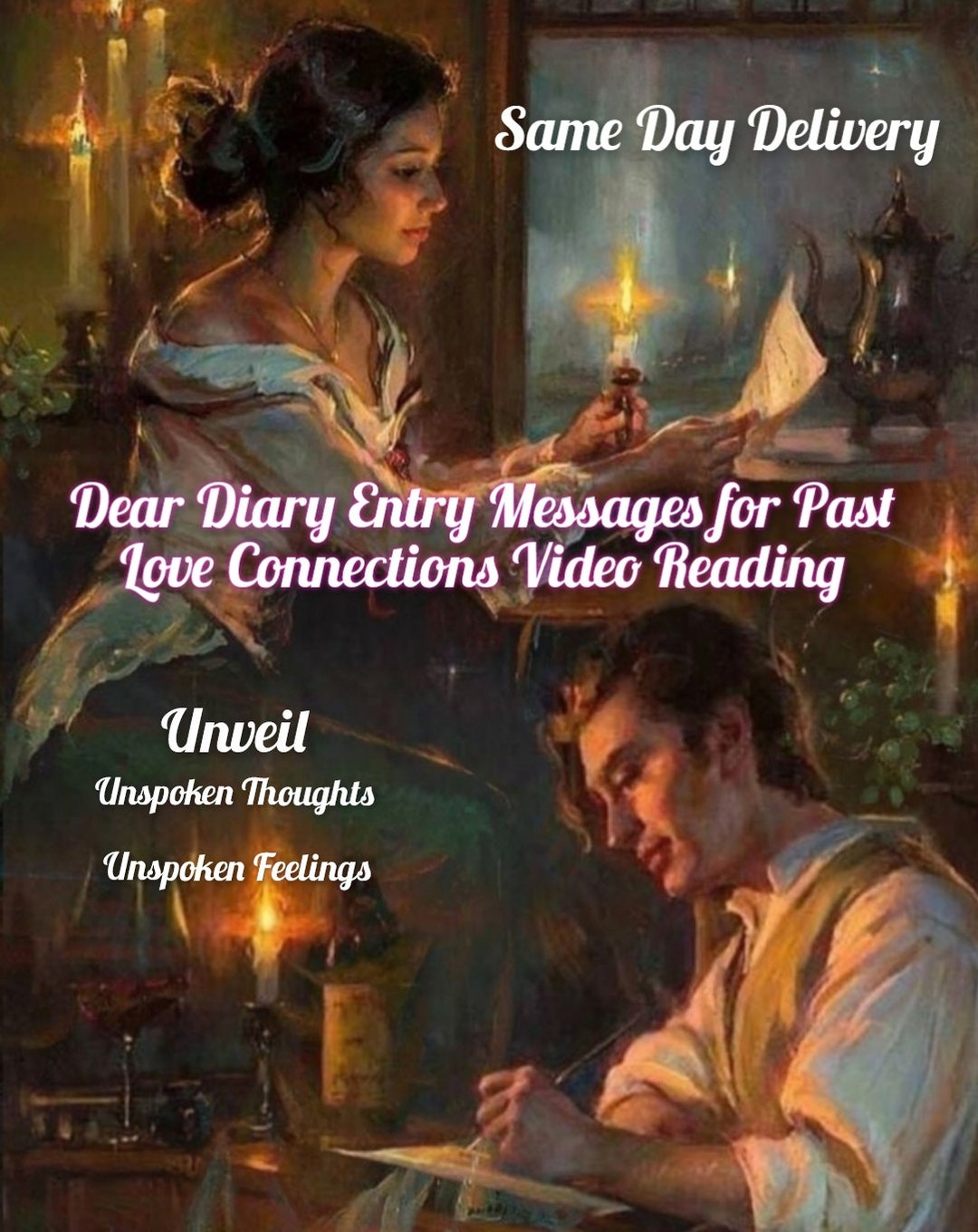 Same Day messages for Past EX Love Connections Video Reading - Etsy