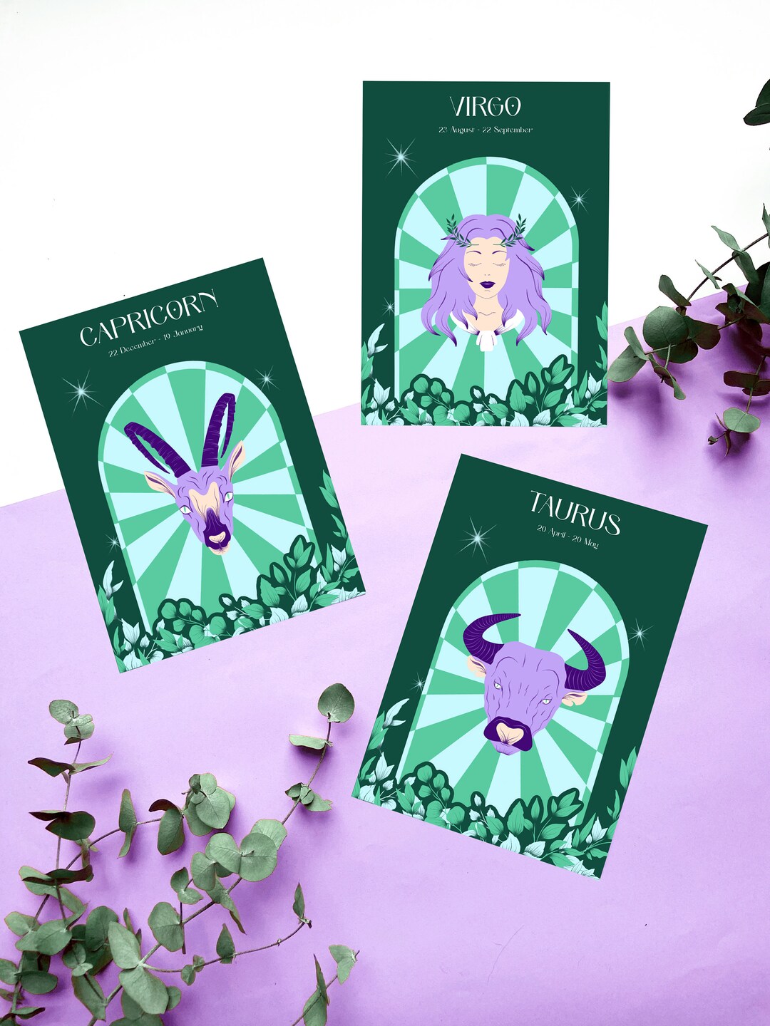 Earth Astrological Sign Poster - Etsy