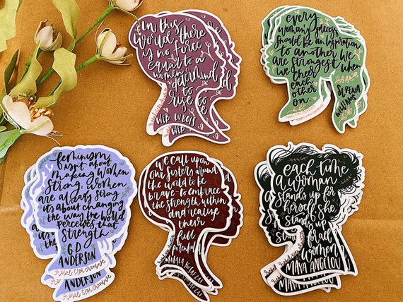 Empowered Women Quotes Sticker Set - Etsy