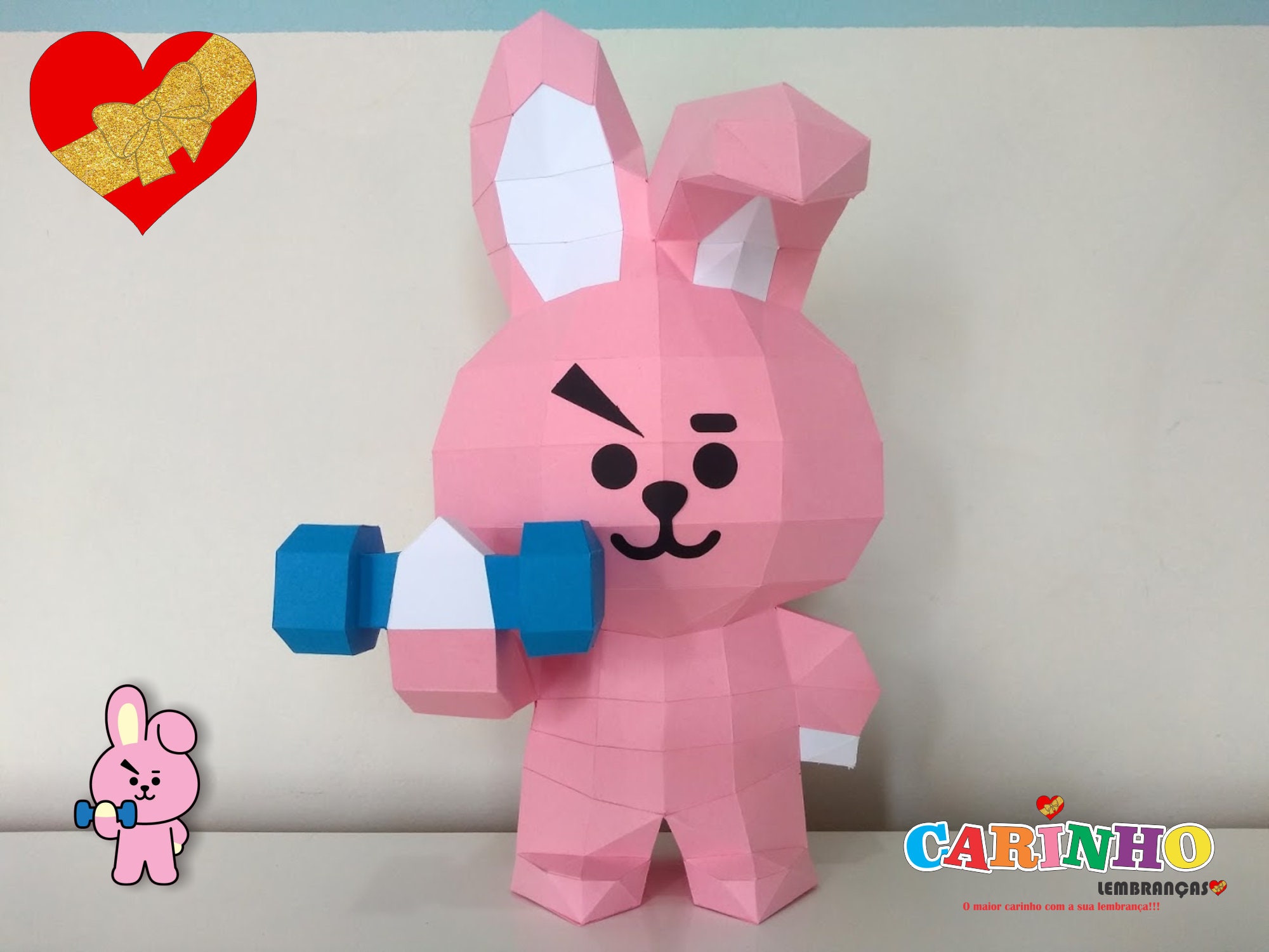 Cooky BTS21 Papercraft Bajo Poly - Etsy España
