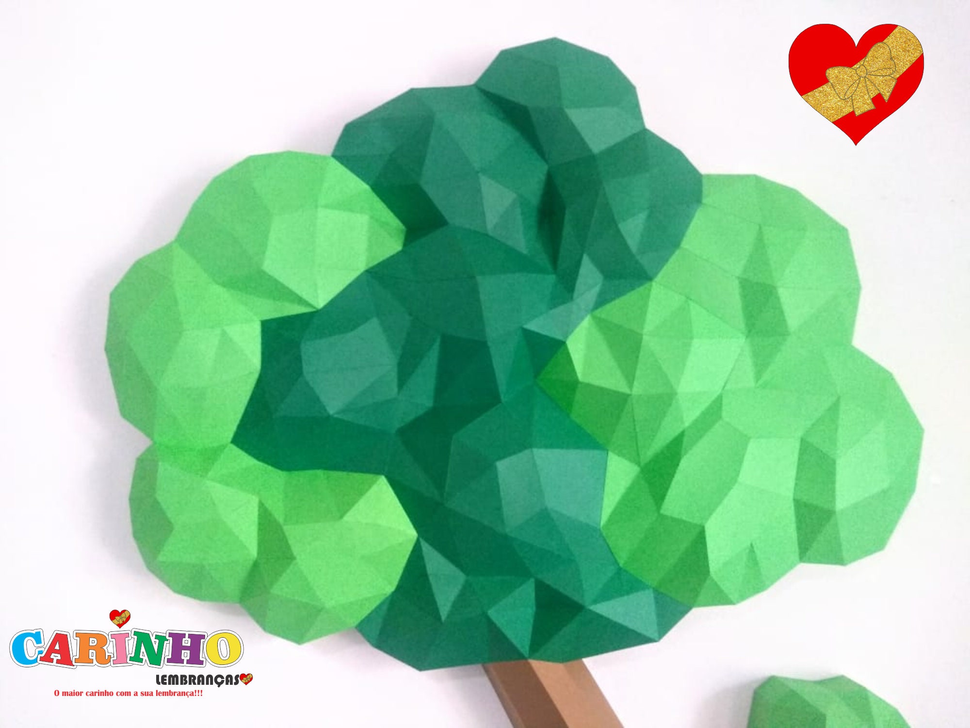 Tree Wall Decor Papercraft Low Poly - Etsy