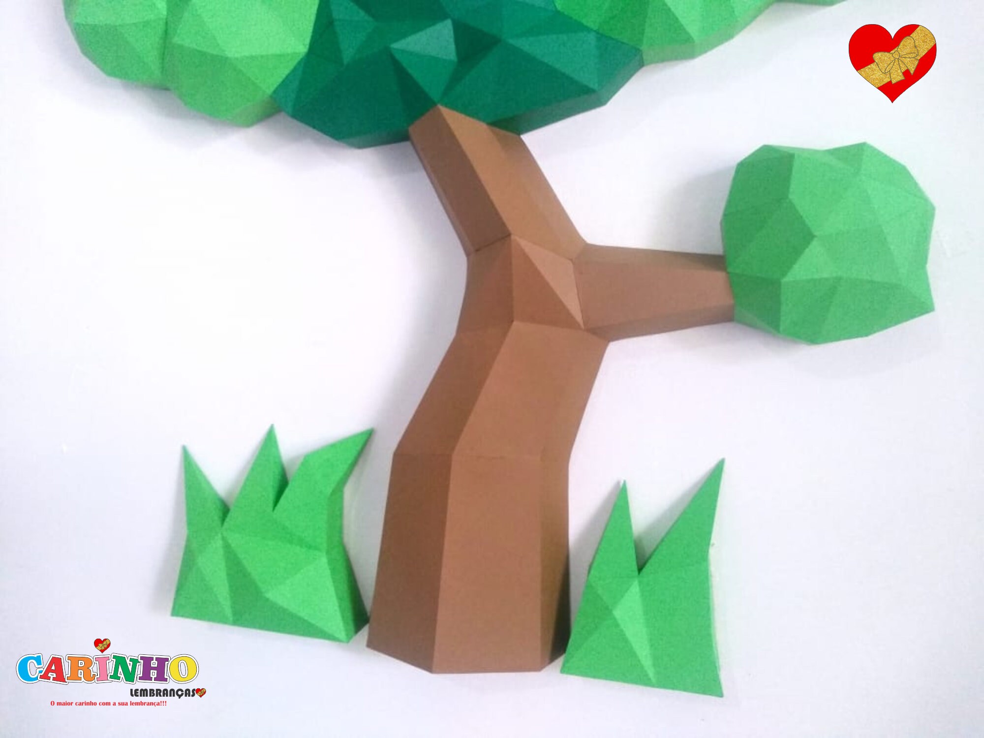 Tree Wall Decor Papercraft Low Poly - Etsy