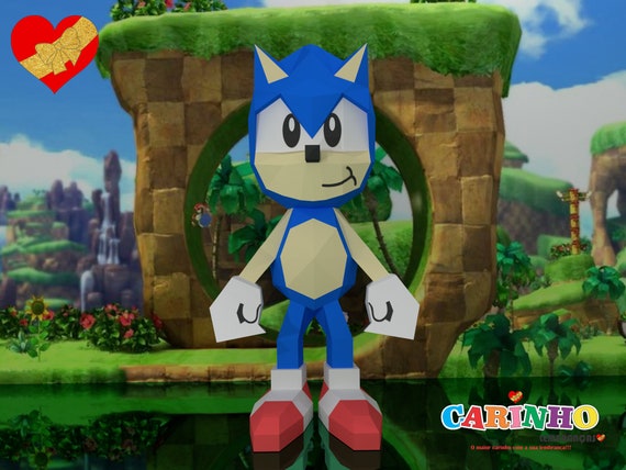 Papercraft Super Sonic