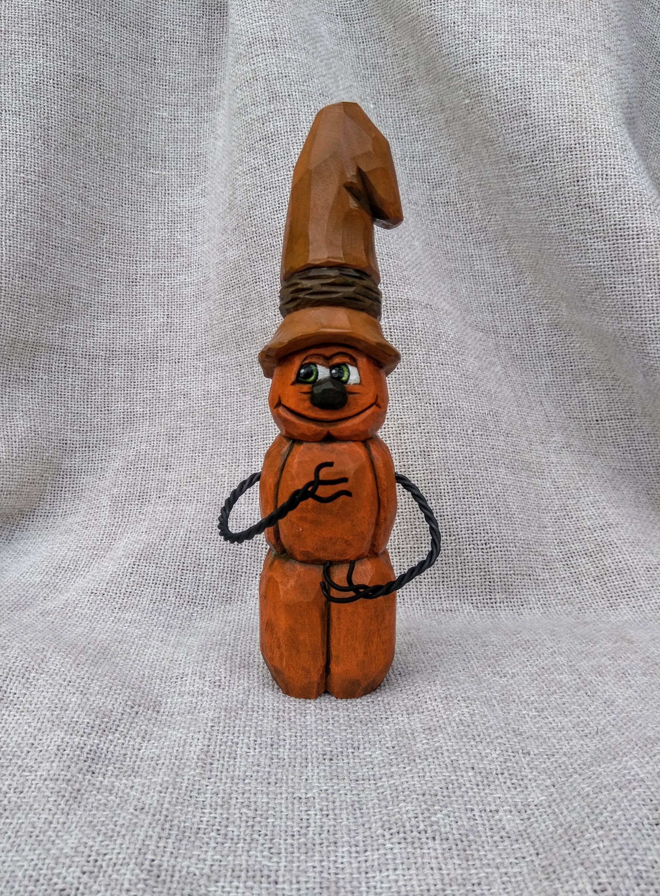 Wood Carving Hand Carved Stacked Pumpkin Man Whittling - Etsy