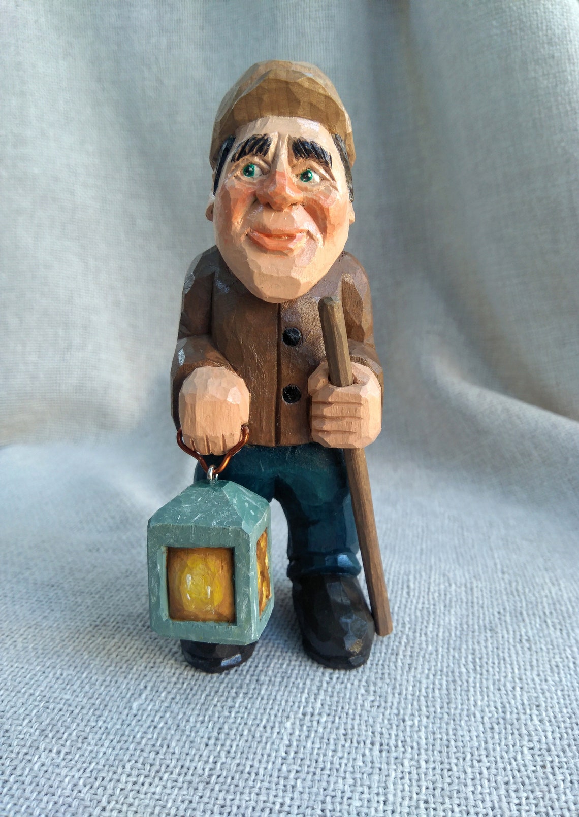 Wood Carving - Hand Carved Wood Character - Carve a Man - Whittling ...