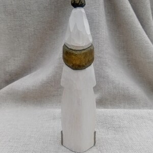 Wood Carving - Hand Carved Simple Santa Figure - Whittling Santa Claus ...