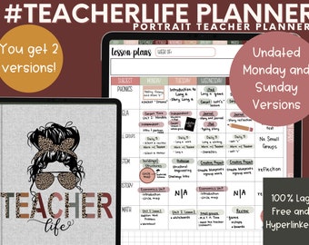Teacher Planner Digital - Etsy