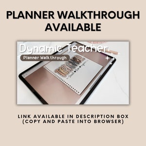 Digital Teacher Planner, Undated Teacher Planner, Digital Planner, 2024 ...
