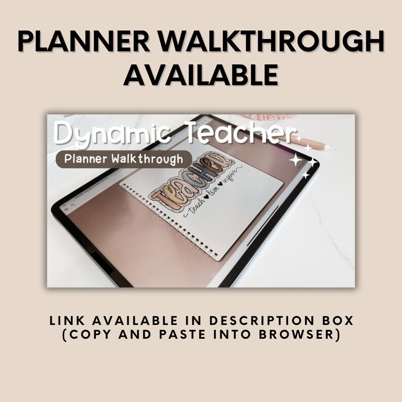 Digital Teacher Planner, Undated Teacher Planner, Digital Planner, 2024 ...