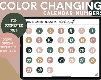 Changing Color Stickers - Etsy