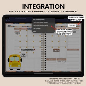 Digital Teacher Planner, Undated Teacher Planner, Digital Planner, 2024 ...