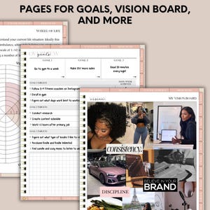 12 Week Year Digital Planner, Goal Tracker, 84 Day Goal Tracking, SMART ...