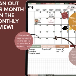 Digital Teacher Planner, Undated Teacher Planner, Lesson Planner, 2025 ...