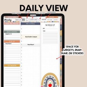 Teacher Planner, Undated Digital Teacher Planner, Digital Planner, 2025 ...