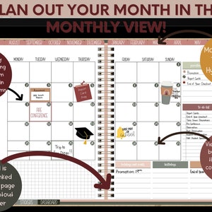 Digital Teacher Planner, Undated Teacher Planner, Lesson Planner, 2025 ...