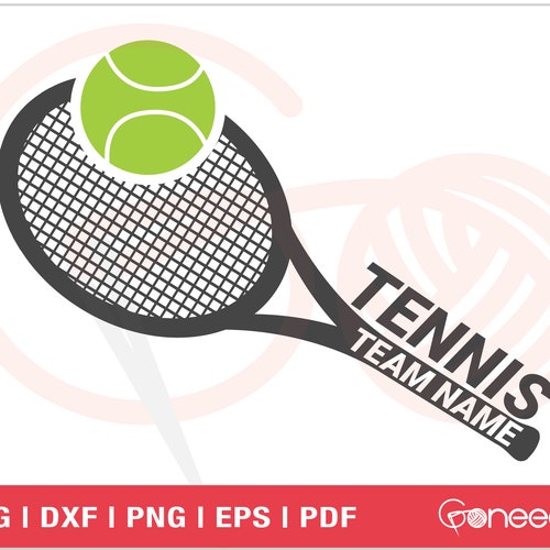 Tennis Racket Svg Tennis Ball Svg Vector Cut File for Cricut - Etsy