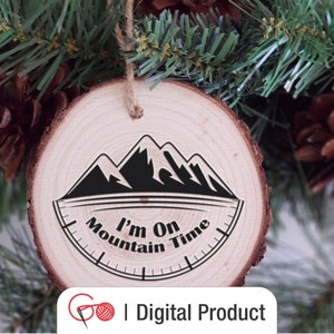 I'm on Mountain Time SVG Camping Cut File Nature - Etsy