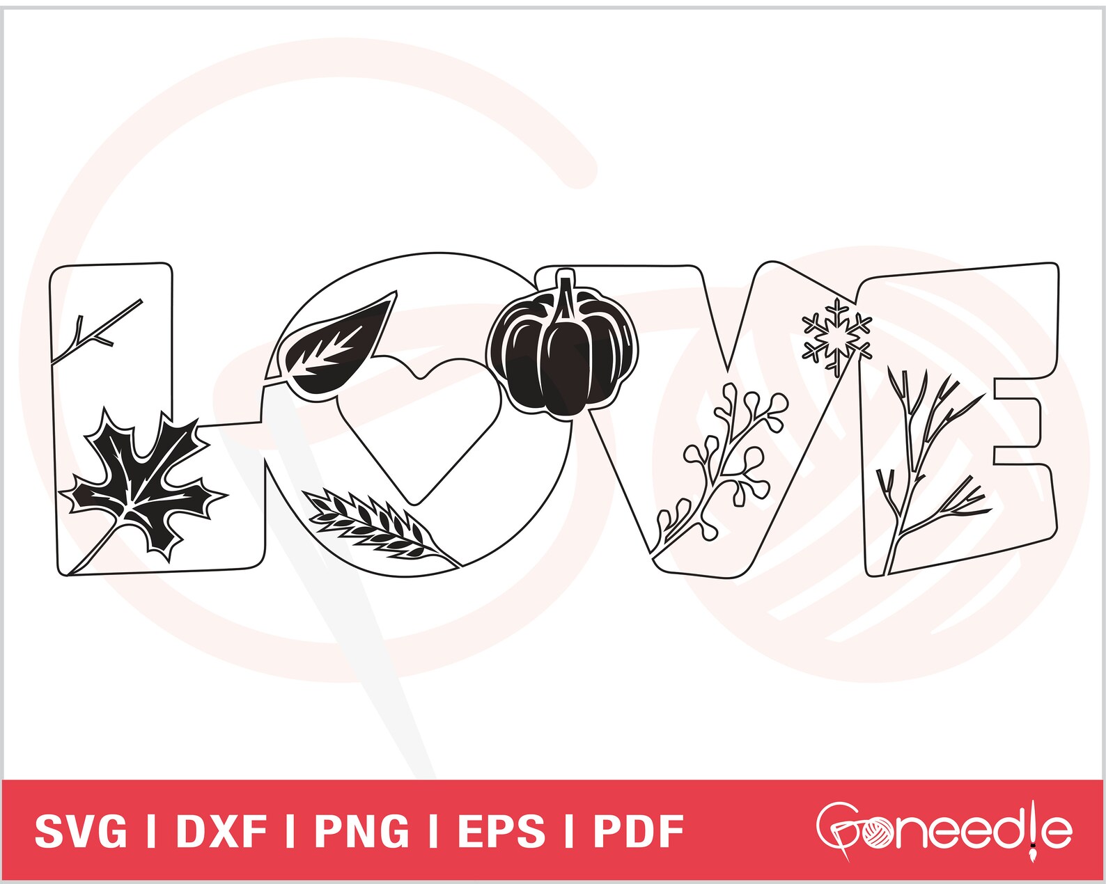 I Love Fall Transparent SVG Happy Fall Winter Svg Pumpkin | Etsy