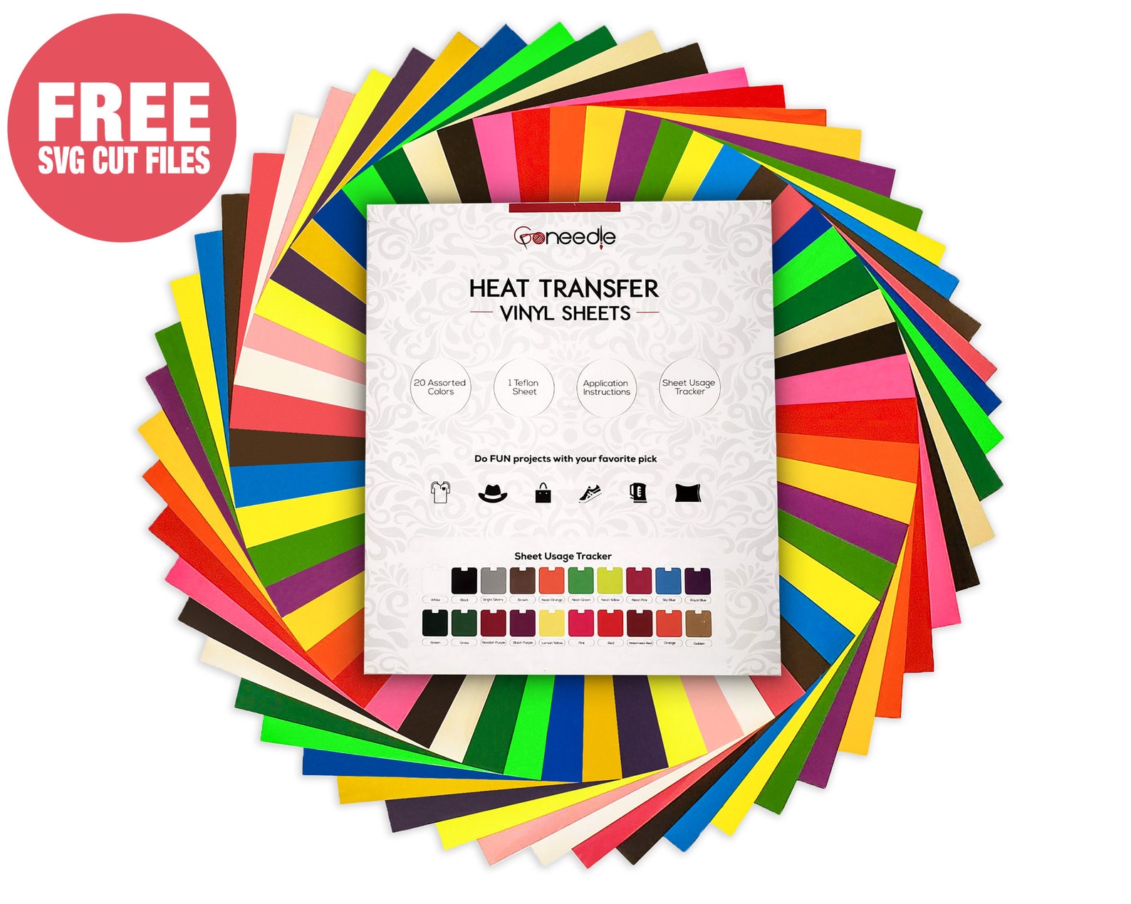 HTV Heat Transfer Vinyl Bundle : 20 Pack 12x10 - Etsy