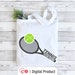 Tennis Racquet and Ball SVG Cut File, Tennis Game SVG, Tennis Team Name ...