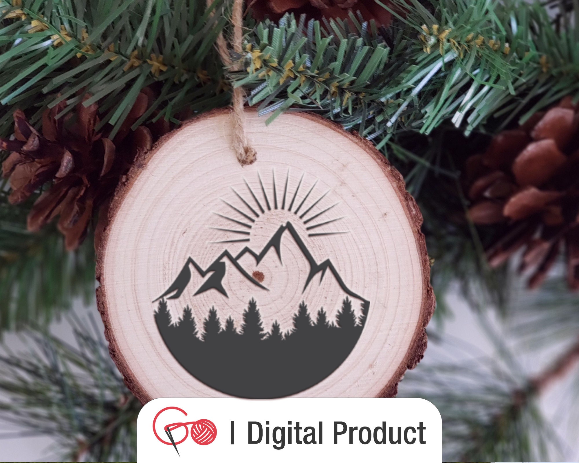 Mountain SVG Mountain With Trees SVG Nature Life Svg - Etsy Canada